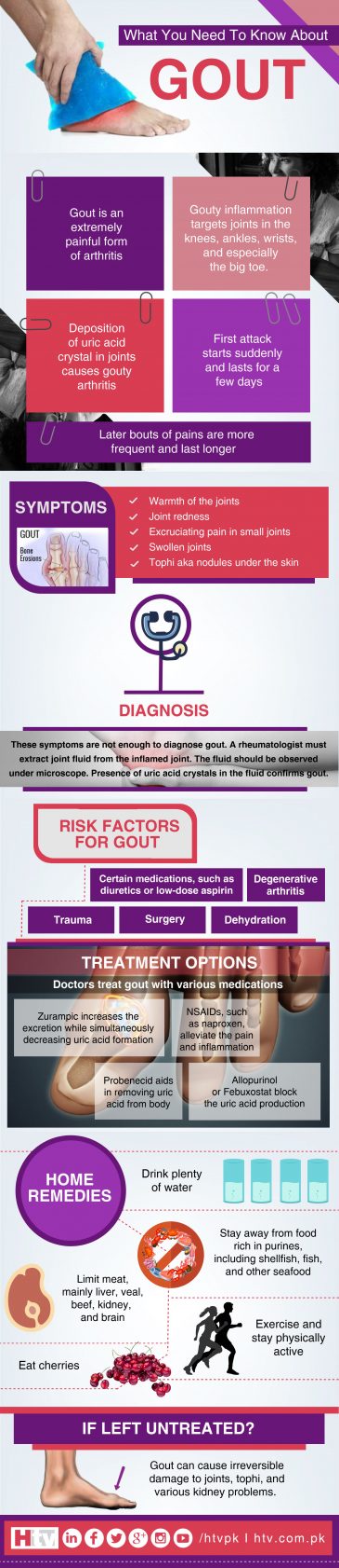 What you need to know about Gout [Infographic] | HTV